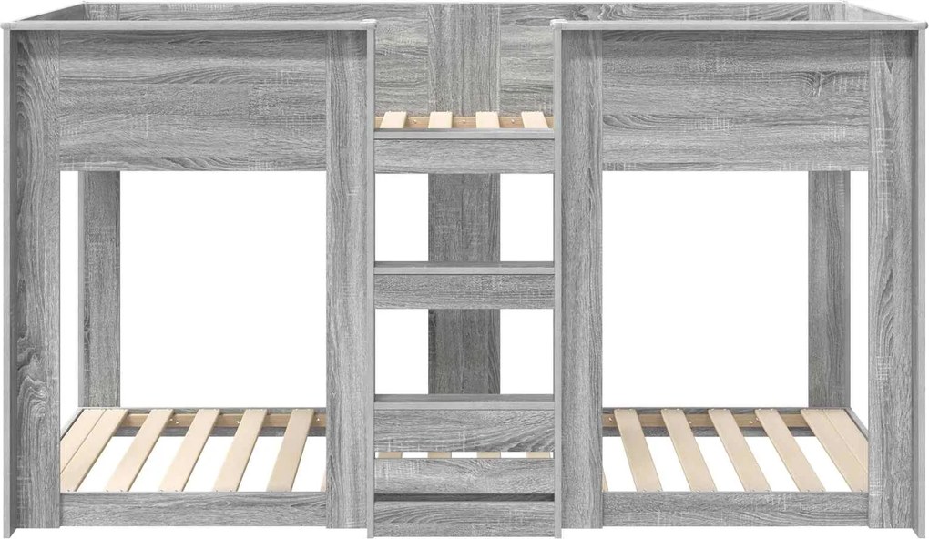 Patrová postel pro děti Šedá Sonoma 80 x 200 cm 3410408