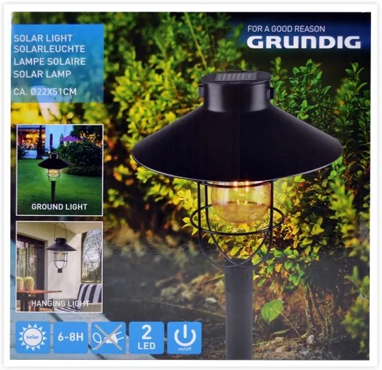 Grundig - LED Solární lampa LED/1,2V 600 mAh