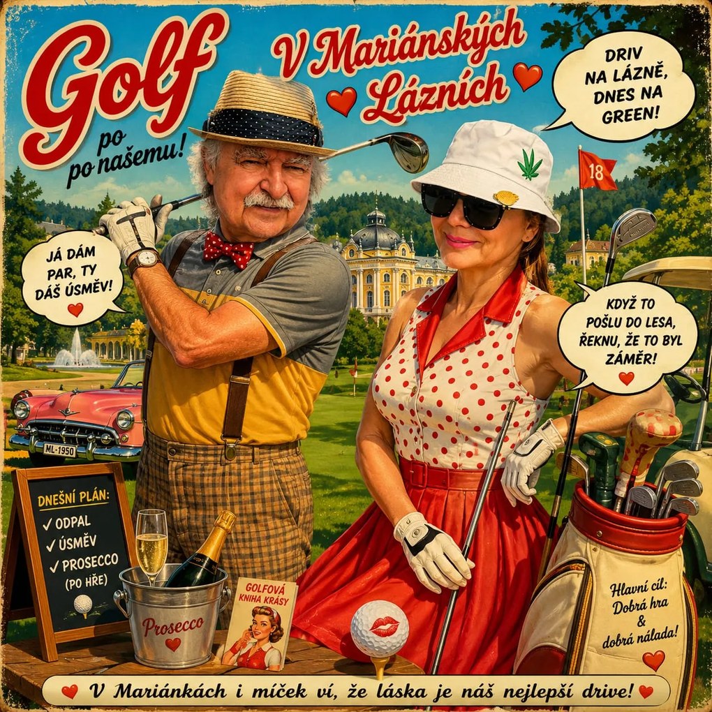 Srdcem darované Veselá osobní ilustrace na přání – Tisk na plátno 30 × 40 cm Varianta grafického zpracování:: Pin Up