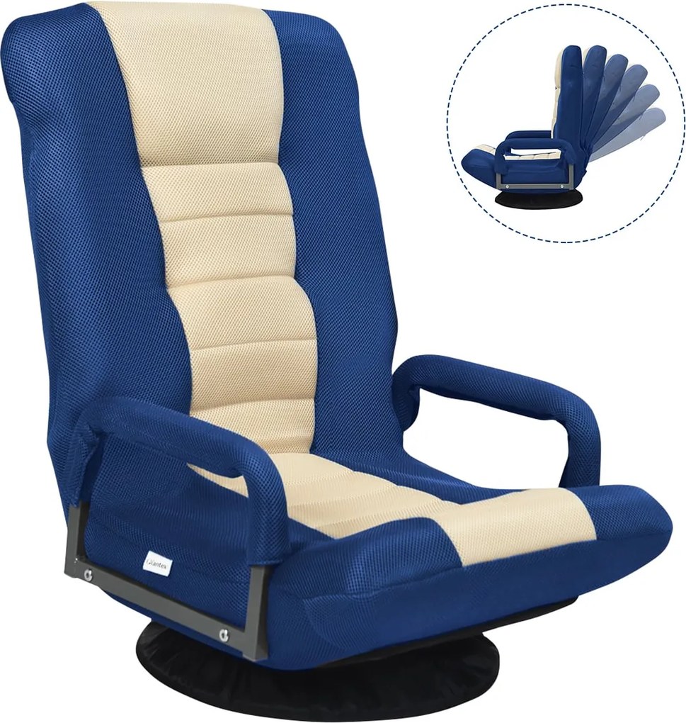 Costway Podlahové křeslo otočné podlahové křeslo relaxační křeslo