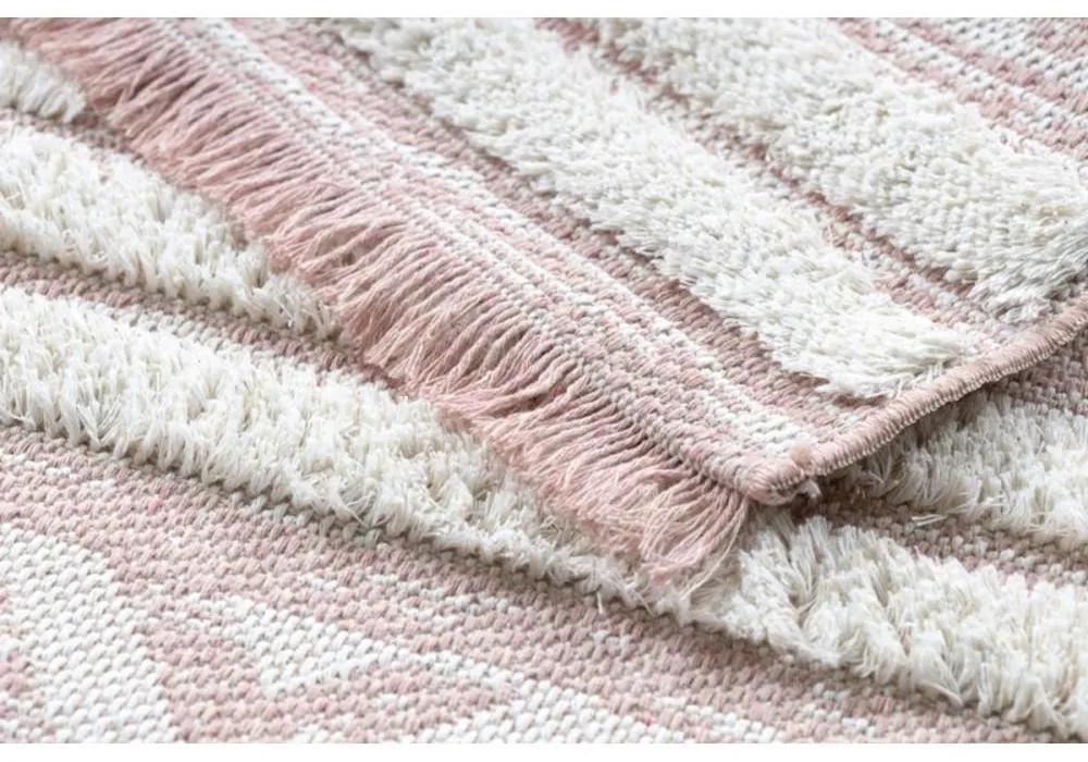 Kusový koberec Claris růžový 155x220cm