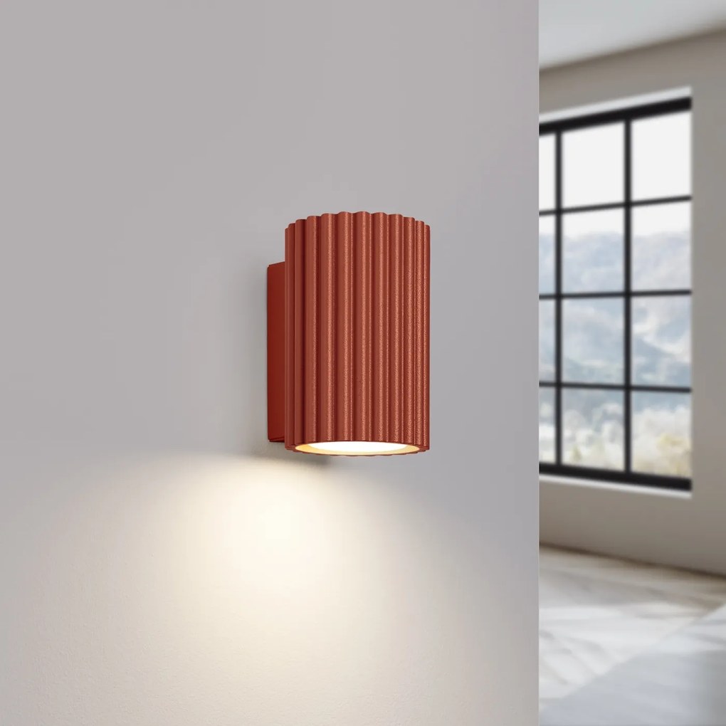 Sollux Lighting Nástěnné svítidlo KARBON 10 červený okr