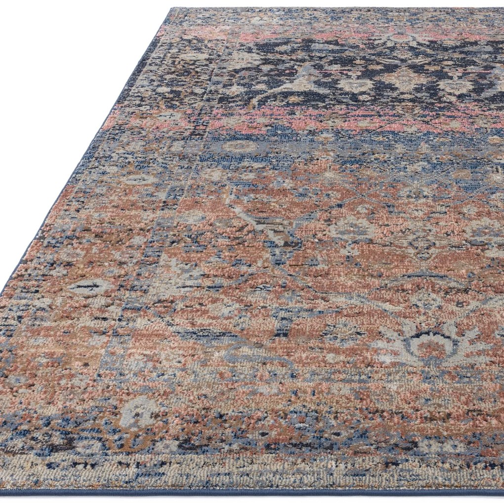 Modrý koberec Cure Blue Retro Rozměry: 155x230 cm