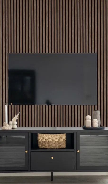 House Nordic Akustický panel VENEER 240x60 cm tmavý 5550011