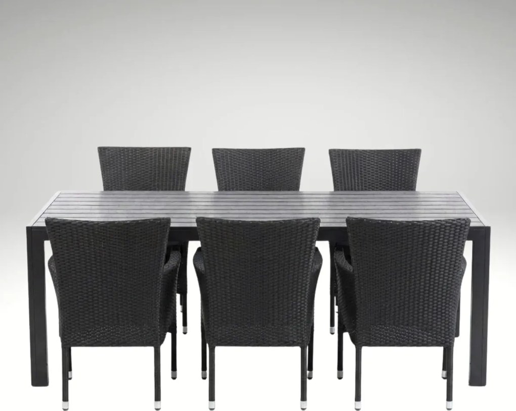 Vikio Zahradní jídelní set 205x90 cm pro 6 osob DT252