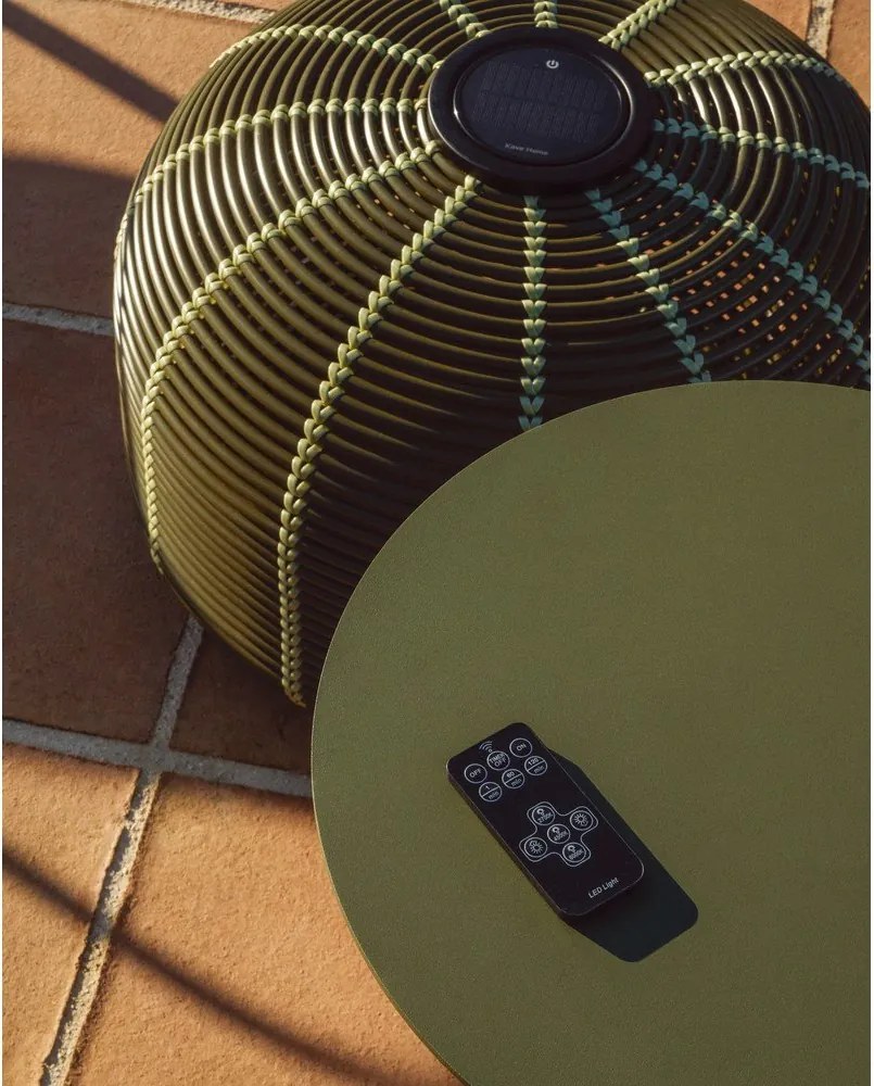 LED stolní /přenosné solární/na USB venkovní svítidlo ø 50 cm Garoina – Kave Home