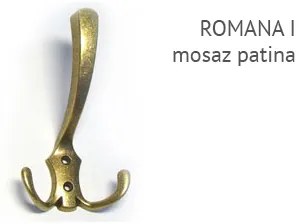 kovový věšák ROMANA I Varianta: věšák ROMANA I nikl černý