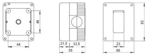 Gewiss 27 Combi vypínač č.1 16A IP40 šedá GW27801