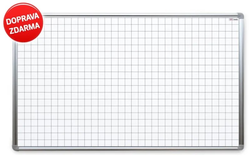 Magnetická tabule 150 x 100 čtverce ALLboards PREMIUM PL71510KR
