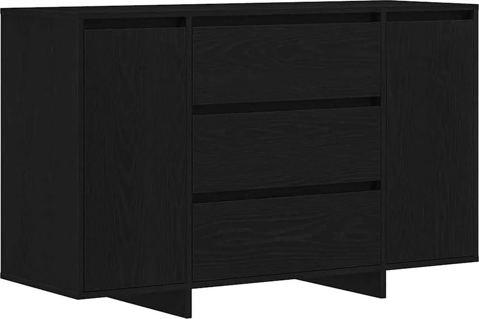 Servírovací skříň Černý dub 120 x 41 x 75 cm Kompozitní dřevo 3333915