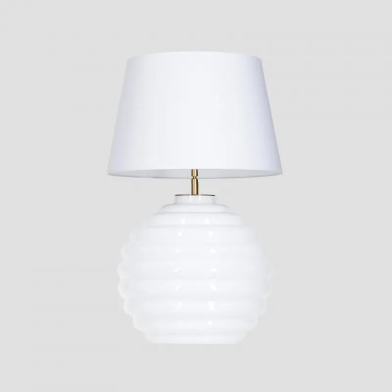 4concepts Designová stolní lampa SAINT TROPEZ WHITE Barva: Bílá