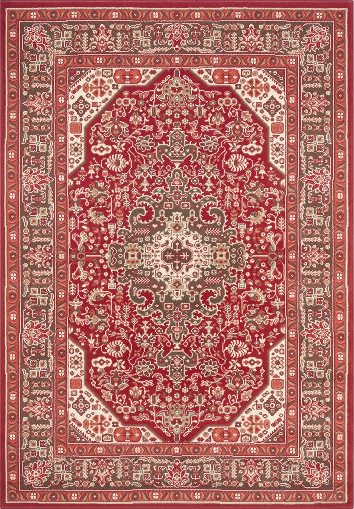 Hanse Home, AKCE: 80x250 cm Kusový koberec Mirkan 104098 Oriental red, červená, chodba / předsíň
