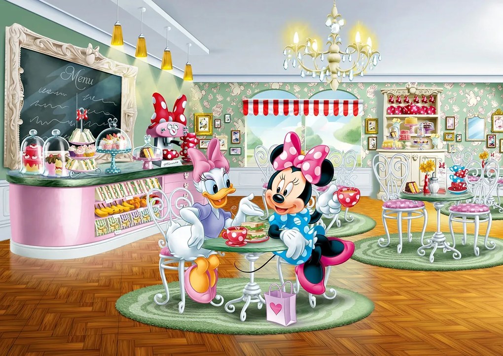 Dětská fototapeta na zed' Minnie a Daisy, Disney | 255 x 180 cm | DFTDs 1926