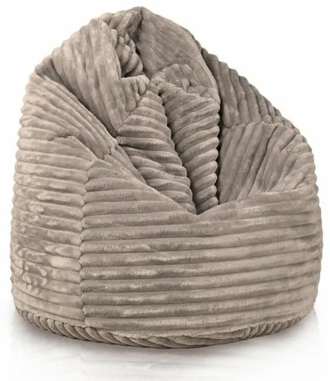 Sedací pytel Bag Sako XL stripe TiaHome - svetlo sivá
