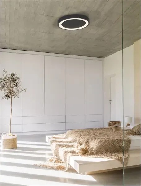 LED stropní svítidlo Nodi 45 černé