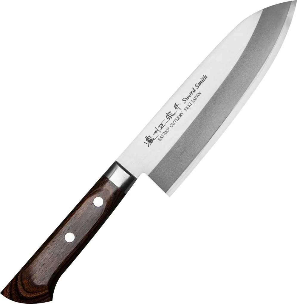 Satake Cutlery Mfg Unique AUS-8 Nůž Santoku 17 cm