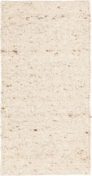 XXXLutz RUČNĚ TKANÝ KOBEREC, 60/110 cm, krémová Linea Natura - Vlněné koberce - 003166016952