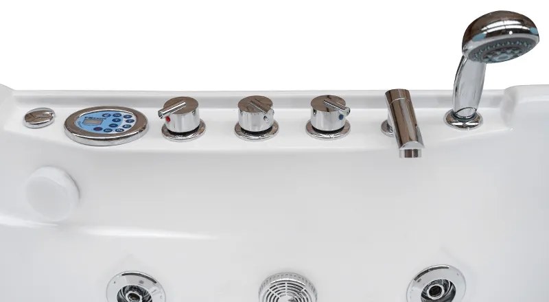 BPS-koupelny Hydromasážní vana HYD-LE796R 140x80 PRAVÁ bez ohřevu vody