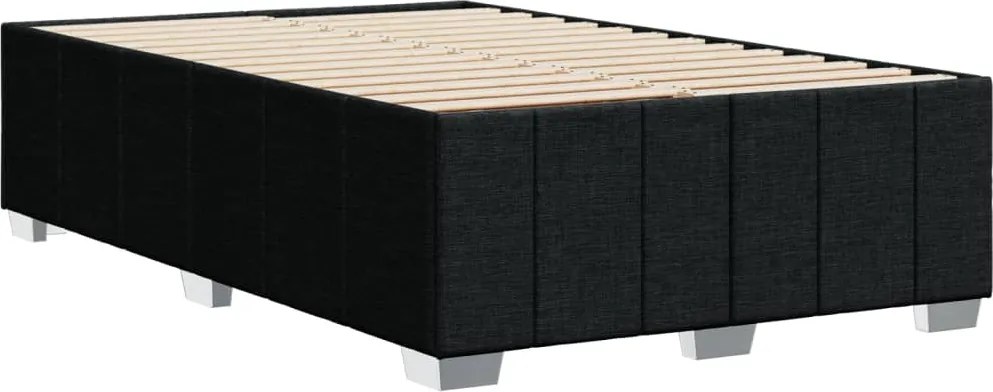 Rám postele bez matrace černý 120 x 200 cm textil 3284827