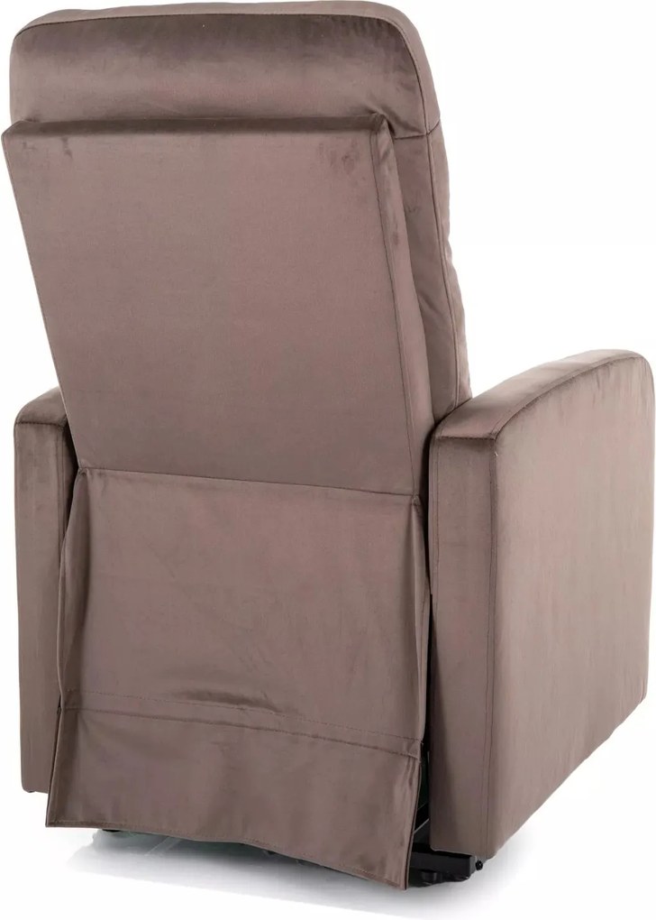 Elektrické polohovací křeslo OTUS II Velvet cappuccino