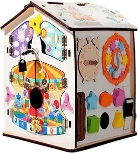 2Kids Toys Activity board Domeček bílý