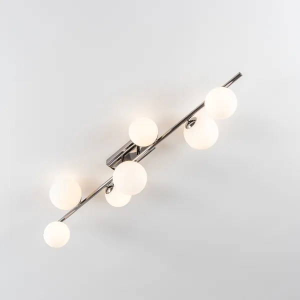 Brilagi - LED Přisazený lustr MILLA 7xG9/3W/230V černý chrom/bílá