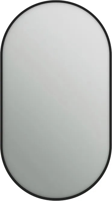 Zrcadlo Lavedo Simple Oval Black 50×80 / 60×90 – černý hliníkový rám | Lavedo by Aplomo Rozměr: 50cm