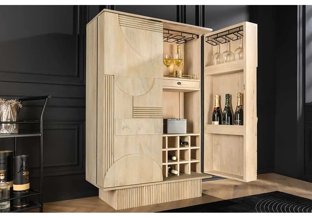 Massive home | Barová komoda Art Deco 140cm masiv mango