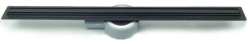 BPS-koupelny Sprchový odtokový žlab DL03 HYD-2606 70 cm, černý