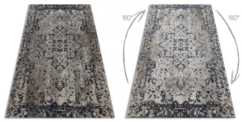 Kusový koberec Teodoro šedo béžový 140x190cm