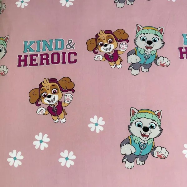 Jerry Fabrics Povlečení Paw Patrol PP 475 Heroic 140x200, 70x90 cm