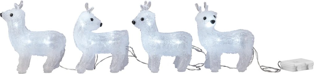 Livarno® Dekorativní LED figurka (sada sobů, 4dílná)