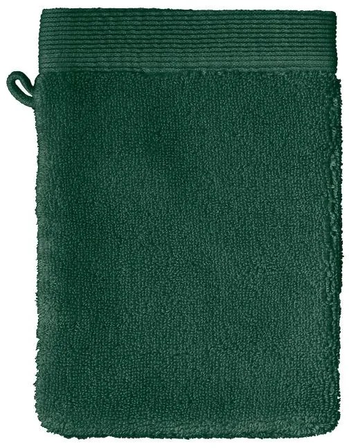 SCANquilt modalový ručník MODAL SOFT tmavě zelená žínka 15 x 21 cm