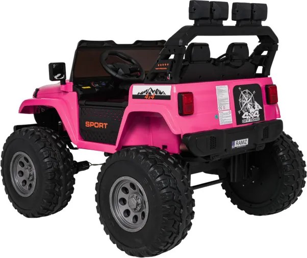 Elektrické autíčko Extreme Sport 4x4 růžové