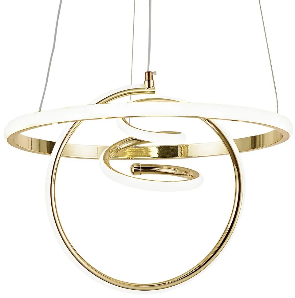 Toolight Závěsné LED svítidlo Luxury Glamour 6 G066-CP zlaté