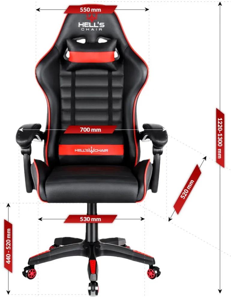 Herní židle HC-1003 Plus Red