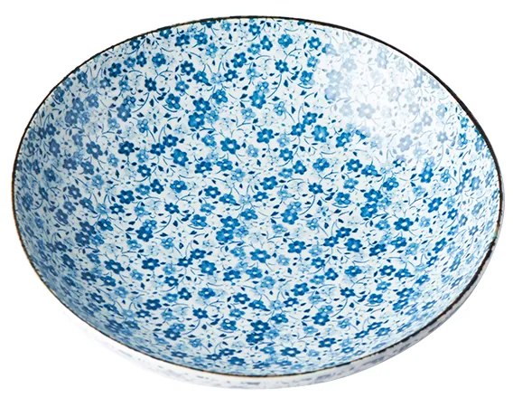 Made in Japan (MIJ) Blue Daisy Miska na těstoviny 21 cm, 500 ml