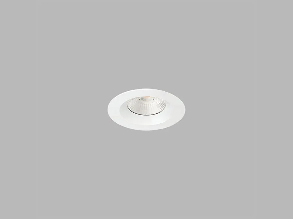 LED2 2231531 Max 1, venkovní bílá bodovka, 8W 3000K, prům. 8cm, IP65