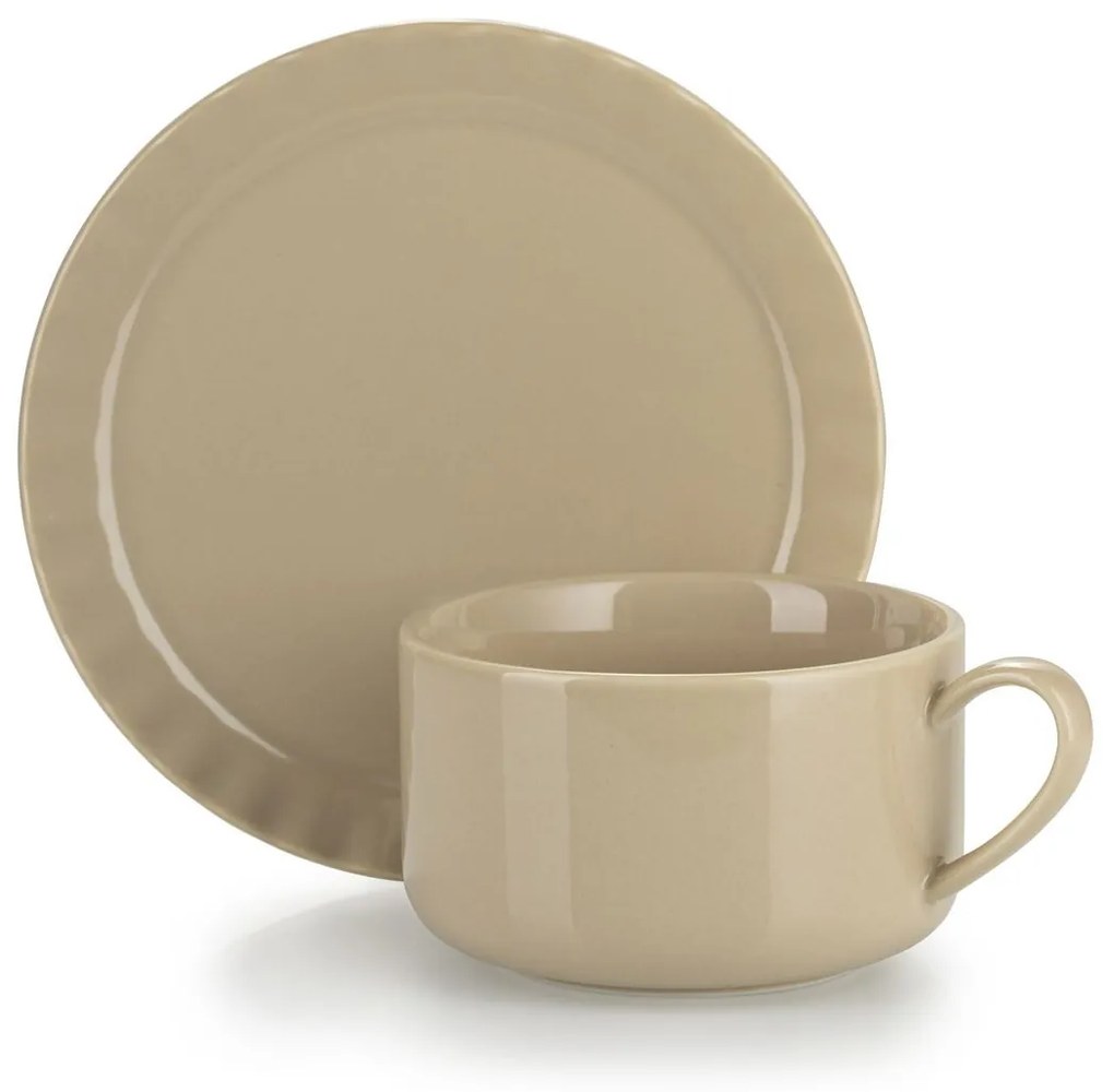 Čajový/kávový set Sofia Beige