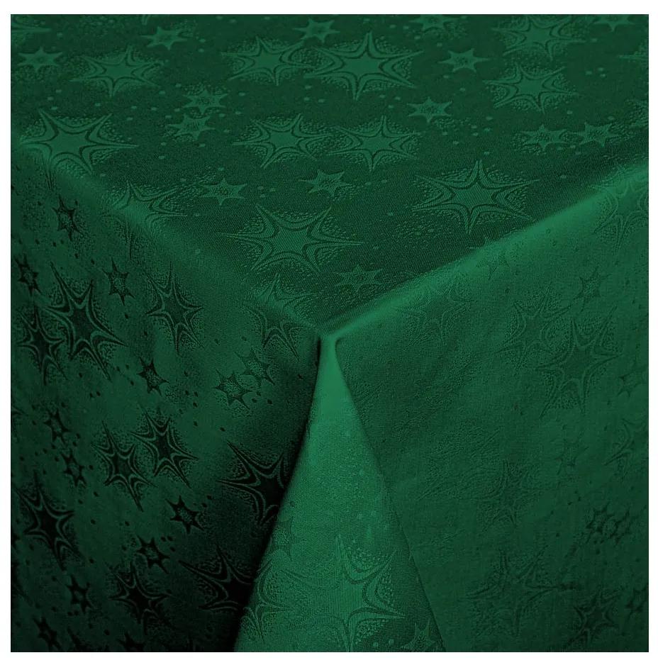 Veba ubrus garbo velká vánoční hvězda - zelená 140x120 | BIANO