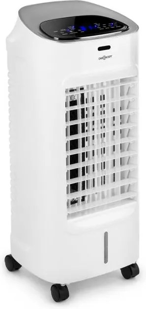 OneConcept Coolster, chladič vzduchu, ventilátor, ionizátor, 65 W, 320 m³/h, 4l nádrž, bílý