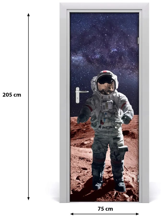 Fototapeta samolepící na dveře Astronaut 75x205 cm