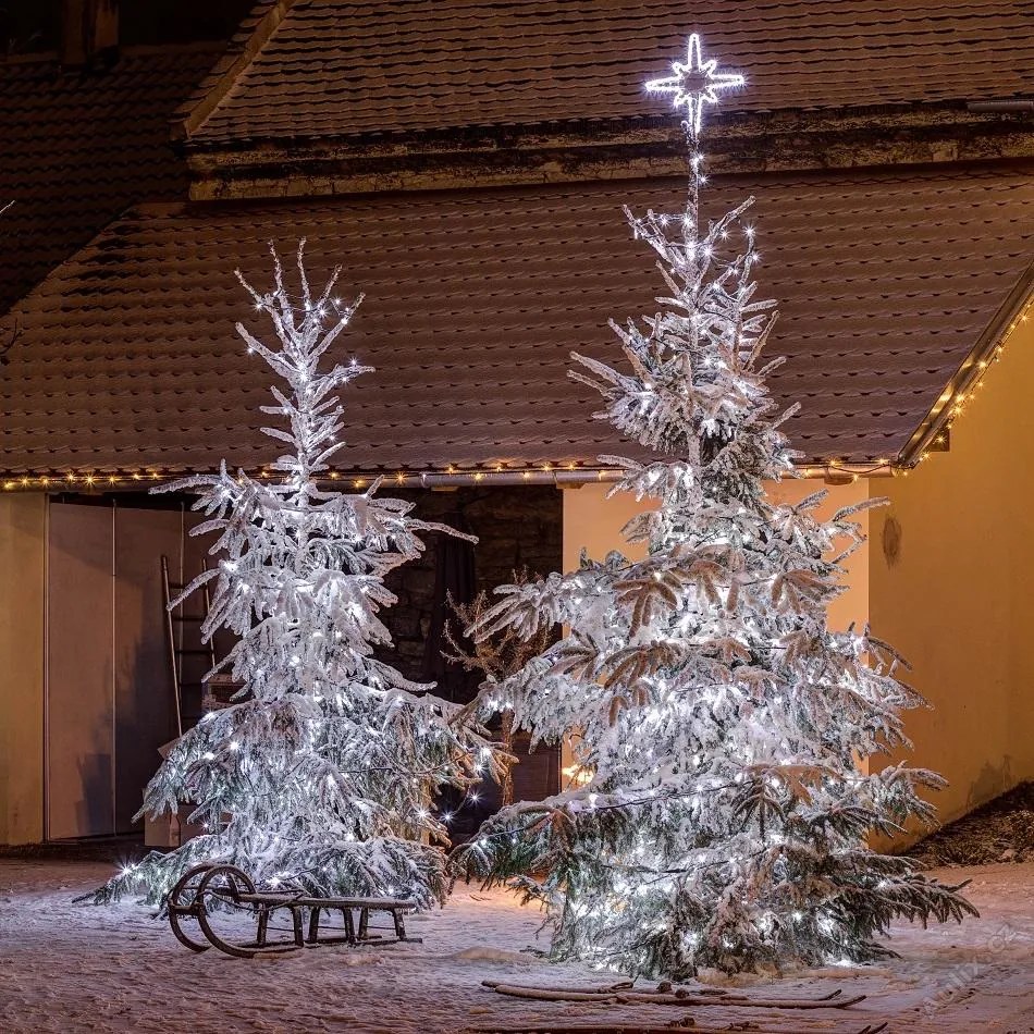 KZ ELSLN340 DecoLED LED světelný řetěz - 40m, 200 ledově bílých diod