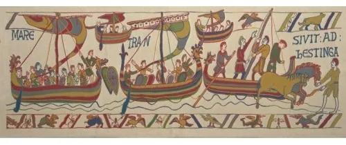 Vlámský gobelín tapiserie  - Armada La tapisserie de Bayeux