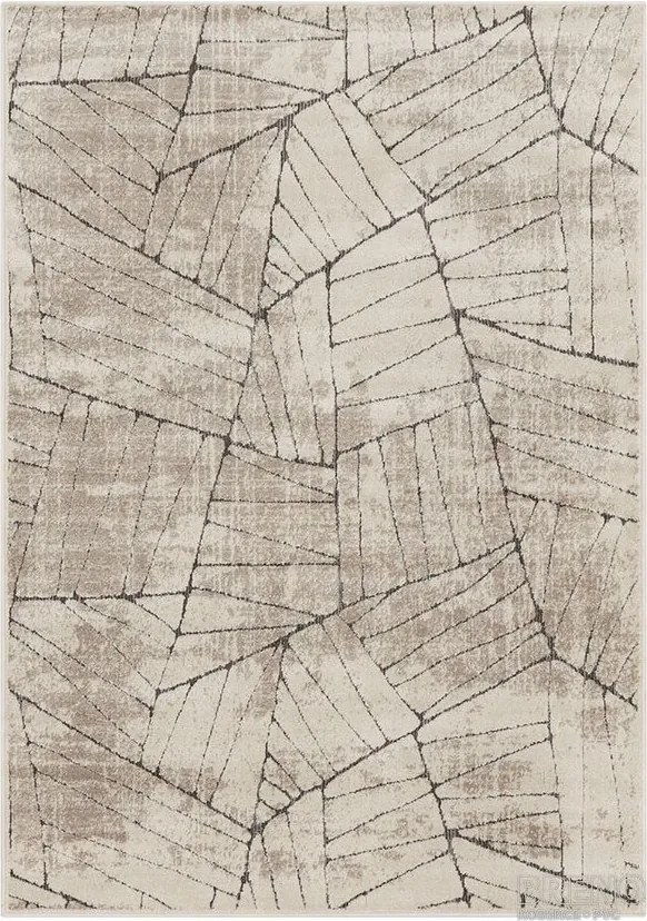 Breno Kusový koberec AMARNA 44004/E7CH, 133x190 cm, Vícebarevné/Béžová