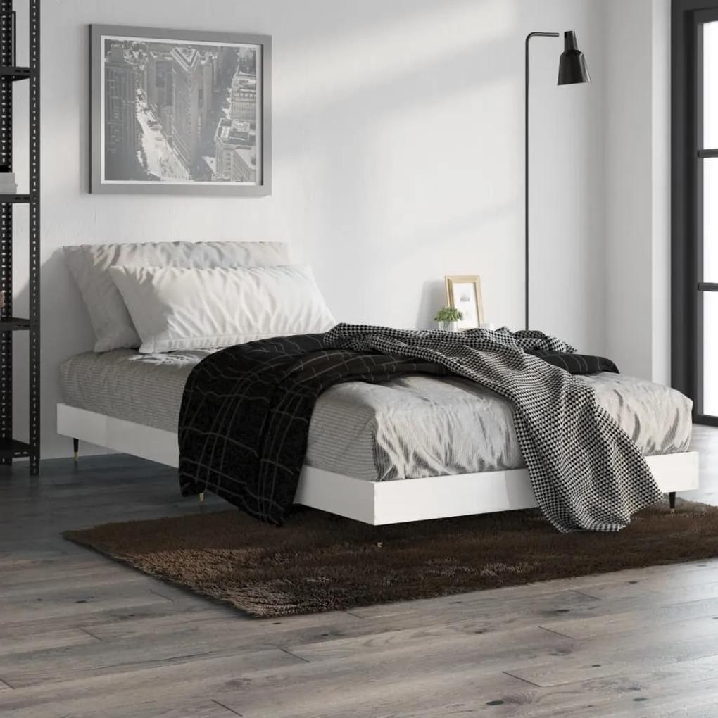 vidaXL Rám postele 100 x 200 cm kompozitní dřevo [832163] Barva: hnědý dub