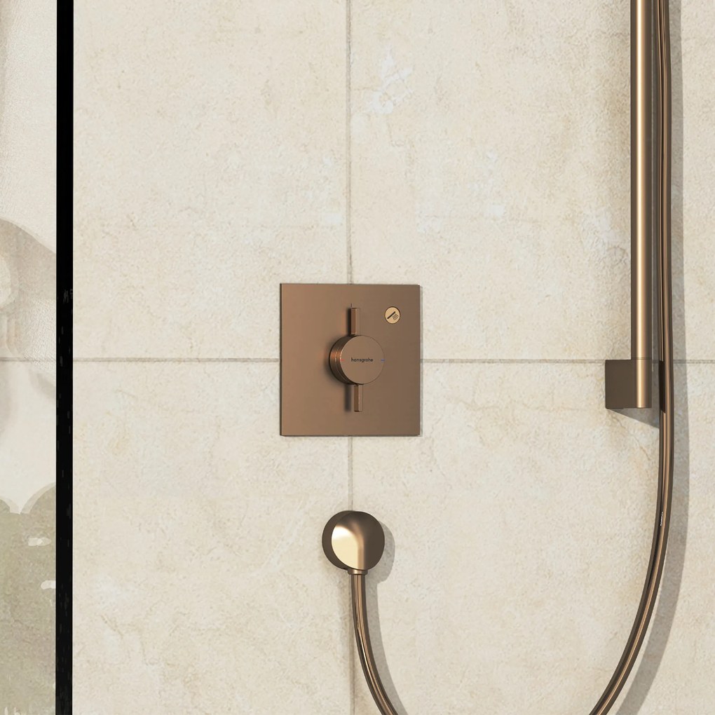 Hansgrohe DuoTurn E, baterie pod omítku pro 1 spotřebič, kartáčovaný bronz, HAN-75617140