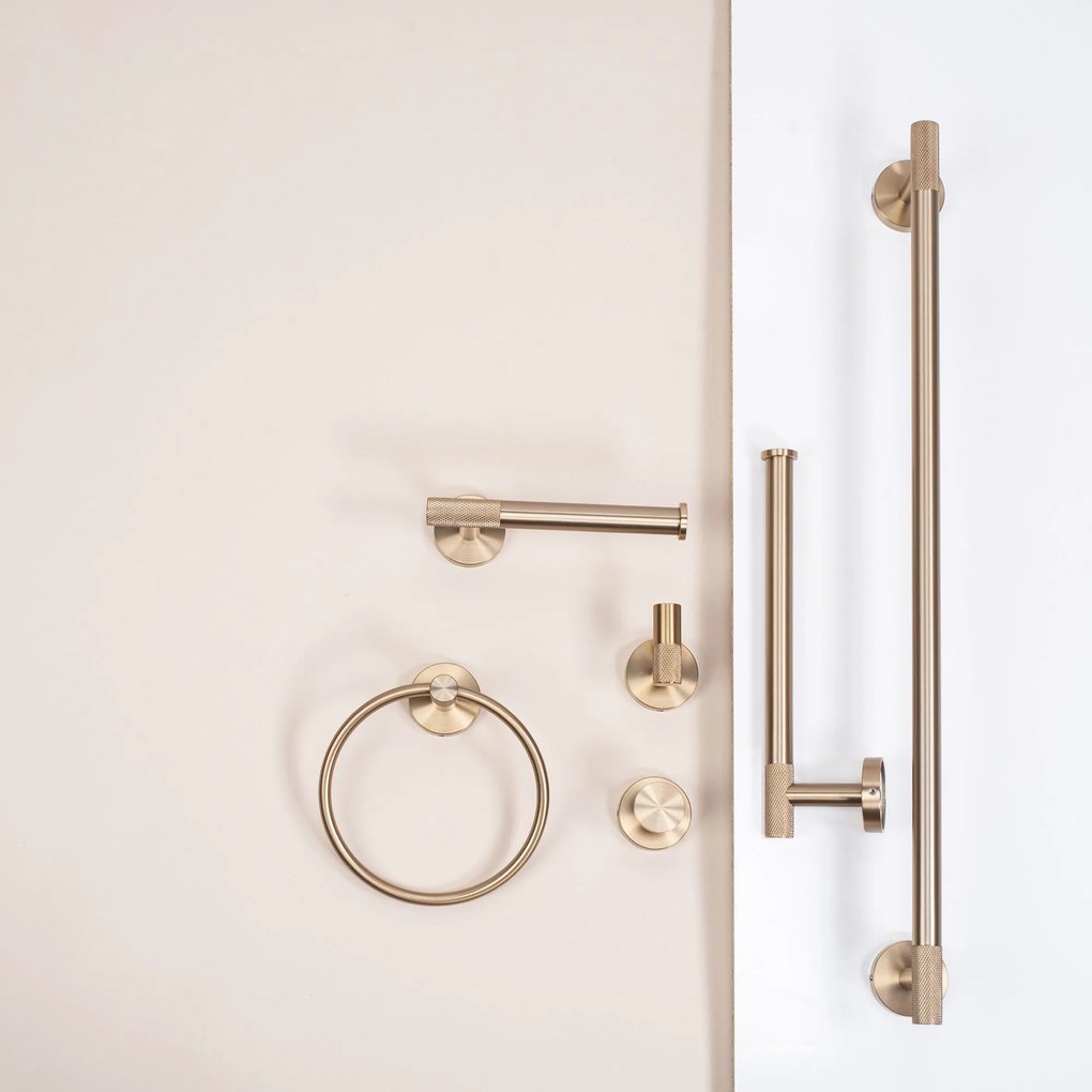Rea Modern, koupelnový věšák na ručník 26,5cm, 6610a, zlatá matná, REA-98015