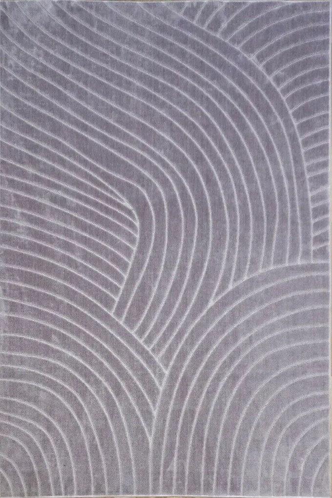 BE Koberec Zen Garden Collection 2402 LILA - vínový obdélníkový Rozměr: 200x290 cm