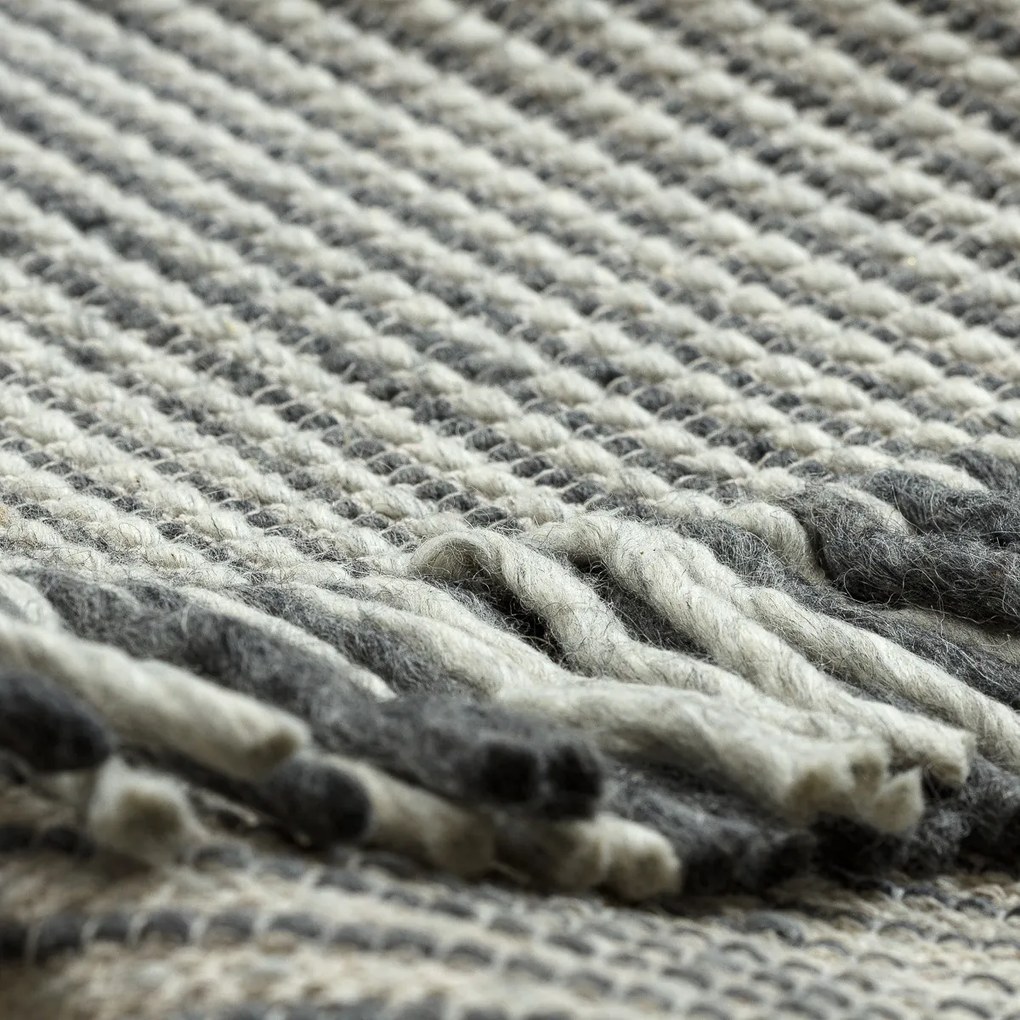 Dywany Łuszczów, Kusový koberec Tahar 99003F cream/grey, 200x290, béžová, ložnice